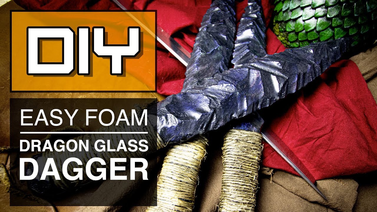 Easy DIY Dragon Glass Dagger - Random Making Encounters